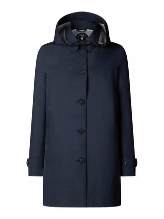 Save The Duck Manteau Au Genou - Bleu Fonc&eacute;