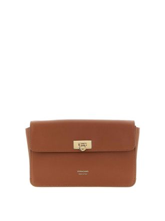 Ferragamo Clutch - Braun