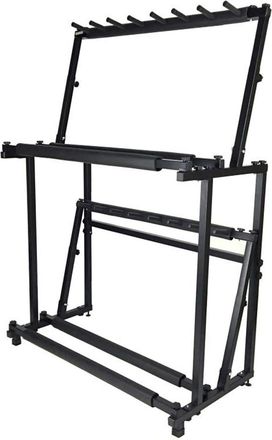 Generic Faltbarer Tennisschl&auml;gerhalter, EIN-/doppelschichtiger Badmintonschl&auml;ger-Aufbewahrungsst&auml;nder, H&ouml;henverstellbar Von 40-113 cm, Mit Schwammschutz, 50 K