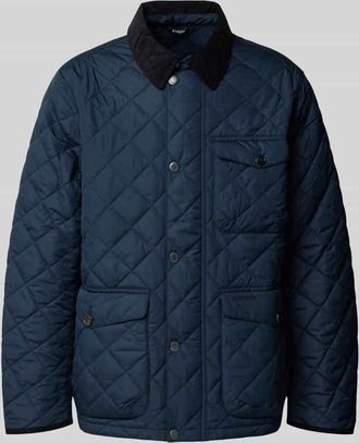 Barbour Regular Fit Steppjacke mit Kontrastkragen Modell HORNBY