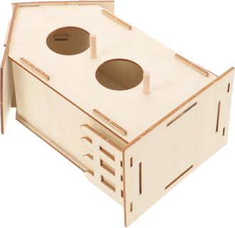 BESPORTBLE Unfertiges Vogelhaus Aus Holz Diy-bausatz Zum Bemalen Dekoratives Vogelhaus F&uuml;r Junge M&auml;dchen Handbemaltes Holzbastelprojekt Zum Selbermachen