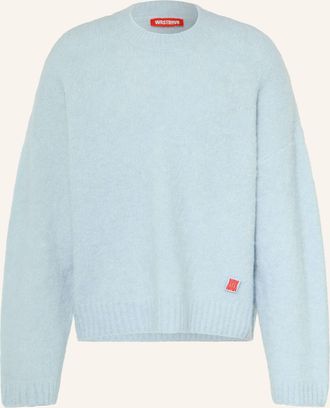 Worst Behavior Wrstbhvr Pullover Enci v3 Mit Alpaka blau