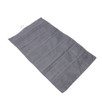 DOITOOL Doppelseitiger H&auml;ngeorganizer f&uuml;r Unterw&auml;sche und Socken Atmungsaktives Mesh Platzsparende Aufbewahrungstasche f&uuml;r BH Slips und Strumpfhosen Graues F&auml;