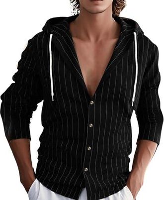 Generic chemise verte homme Chemise Homme Grande Taille Coton Manches Courtes Chemisette Manche Courte Baseball Festival Jeans Sans Repassage Bleu Lin F1 Mili