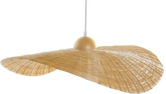 DKD Home Decor Plafonnier Bambou 70X70X10 Pamela Naturel