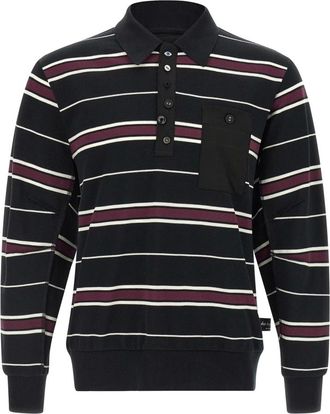 Undercover Homme, Tops, Multicolore, Taille: XL Polo Ray&eacute; en Piqu&eacute;
