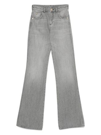 Emporio Armani jean &agrave; coupe ample - Gris