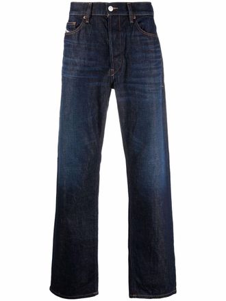 Diesel Gerade D-Macs Jeans - Blau