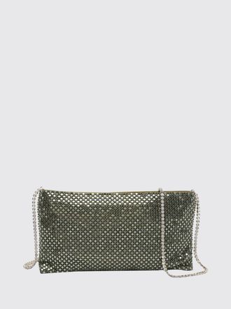 Benedetta Bruzziches Your Best Friend Mini-Tasche aus Seide mit Strass und Schmuckriemen