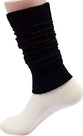 Grödo Jambières en laine mérinos - Motif piqué - 100 % laine (biologique), Noir, taille unique