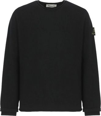 Premiata Homme, Pulls, Noir, Taille: XL Pull ras du cou en laine