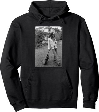 Bob Marley x David Burnett Gitarren-Foto, Schwarz / Weiß Pullover Hoodie