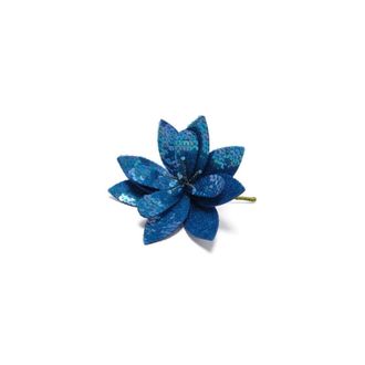 Maliparmi Maliparmi, Femme, Accessoires, Bleu, Taille: ONE Size Broche Fleur &agrave; Sequins