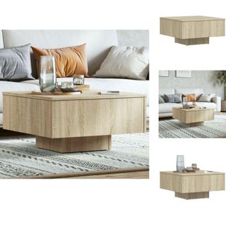 vidaXL Vidaxl - Couchtisch Sonoma-Eiche 60x60x31,5 cm Holzwerkstoff - Couchtisch - Esszimmertisch - Wohnzimmereinrichtung - Holzwerkstoff - Sonoma-Eiche