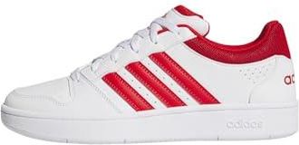 adidas Homme Hoops Classic Shoes, FTWR White/Red/FTWR White, 41 1/3 EU