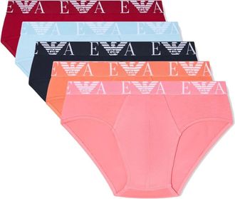Emporio Armani Homme, Sous-v&ecirc;tements, Multicolore, Taille: XL Lot de cinq slips