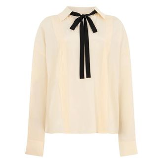 Max Mara Damen, Blusen & Hemden, Gelb, SGr&ouml;&szlig;e