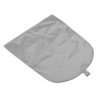 Cabilock Wc Deckelbezug 51X46X02cm Universell Passend Dicke Staubschutz Toilettenabdeckung mit Hochklappbarem Design Grau f&uuml;r Badezimmer und Campingtoilette