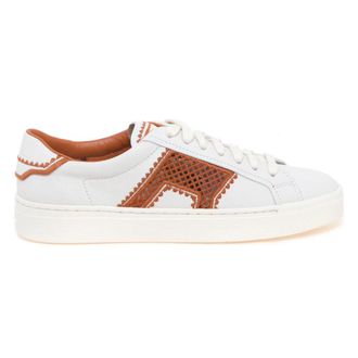 Santoni Damen, Schuhe, Wei&szlig;, 39 1/2 EUGr&ouml;&szlig;e
