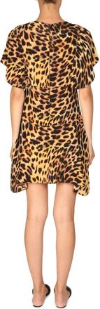 Stella McCartney Spotted Animalier Print Mini Dress - Multicolor