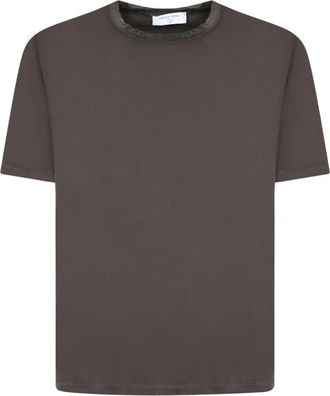Daniele Fiesoli Homme, Tops, Brun, Taille: XL T-shirt en Cupro