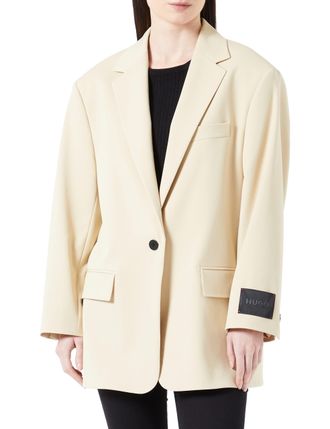 HUGO BOSS Womens Asabella Jacket, Medium Beige265, 32