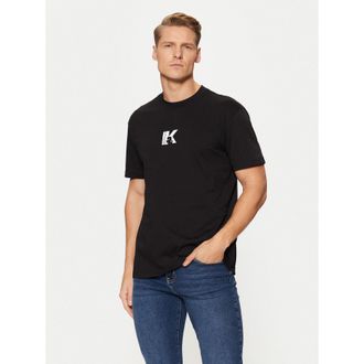 Karl Lagerfeld T-Shirt A1M17044 Schwarz Regular Fit