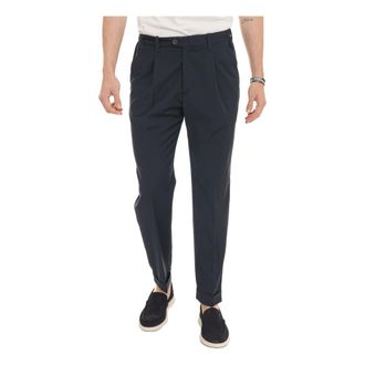 Hindustrie Amalfi Klassische Hose - - Trousers - Herren - Blau - 2XL