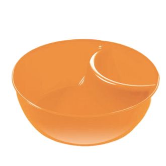 Generic Chip-and-Dip-Serviertablett - Chip-Dip-Servierplatte, Geteilte Snackschalen | Wine Dine Vorspeisenteller, M&uuml;slischalen Gegen Durchn&auml;ssen, Separate Sna