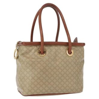 Celine Sac Vintage en Toile Pre-owned - Femme - Pre-owned - Beige - Taille: ONE Size