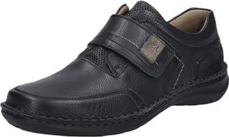 Josef Seibel New Anvers 83 Chaussures Velcro pour homme Largeur K (extra large) Semelle intérieure amovible, Noir, 46 EU X-Large