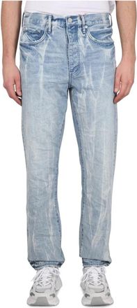 Purple Homme, Jeans, Bleu, Taille: W33 P011 Straight Leg Jeans