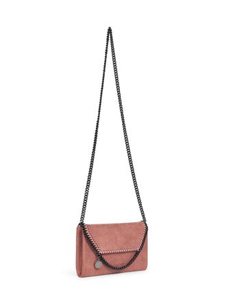Stella McCartney Womens Wallet Crossbody Bag Falabella Pink Polyester Shoulder