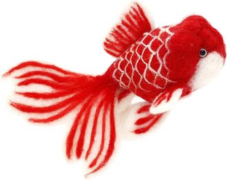 Cabilock Nadel filzset Goldfisch DIY Bastelset f&uuml;r Anf&auml;nger mit Metallnadeln und Fester Filzmatte Kreatives Handarbeitsmaterial f&uuml;r Erwachsene zum Filztiere Se