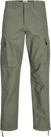 Jack & Jones Cargo Barkley Hose Gr&uuml;n Regular Fit - - Trousers - Herren - Gr&uuml;n - W30 L32