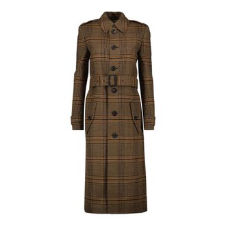 Saint Laurent Vintage Woll Prinzenmantel - - Coats - Damen - Braun - M