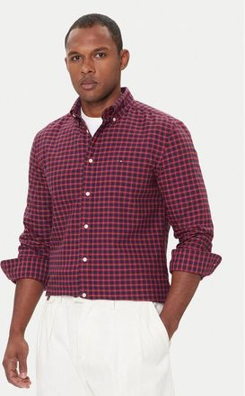Tommy Hilfiger Hemd Heritage MW0MW40467 Rot Regular Fit