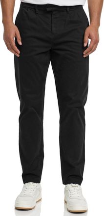 Indicode Herren Ignazo Stretch Chinohose aus Baumwolle | Herrenhose Chino Stoffhose Black, 38/32