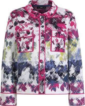 Ivko Jacquard-Jacke im Camouflage-Muster