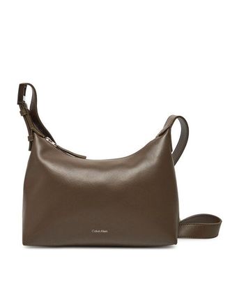 Calvin Klein Handtasche Hardware Strap Medium Crossbody K60K613028 Braun