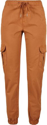 Urban Classics Damen Cargo joggingbroek voor Dames met Hoge Taille Hose, Toffee, XL EU
