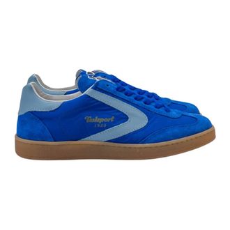 Valsport Blaue Olimpia Nylon Suede Sneakers - - Shoes - Herren - Blau - 44 EU