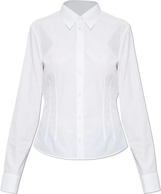 Jil Sander Chemise ajust&eacute;e - Femme - Blouses et Chemises - Blanc - Taille: 44 FR