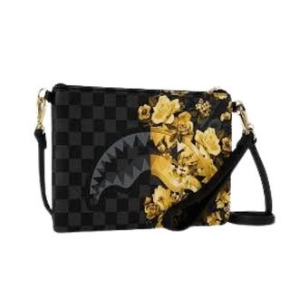 Sprayground Sprayground, Femme, Sacs, Noir, Taille: ONE Size Pochette bandouli&egrave;re remix floral dor&eacute;