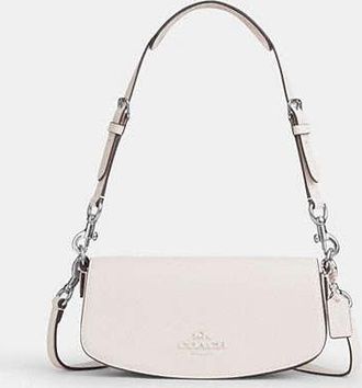Coach Andrea Kleine Schultertasche Aus Glattem Leder Mit Farblich Abgestimmten Metalldetails