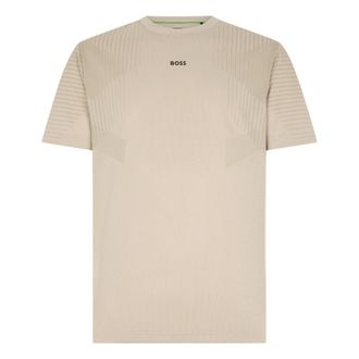 HUGO BOSS TS Active Push T-Shirt - - Tops - Herren - Beige - M