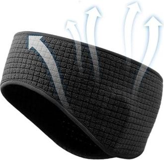 Generic Bandeau dhiver - Coupe-vent respirant thermique Cache-oreilles pour adultes | Bandeau de ski chaud pour la course &agrave; pied, le ski, le cyclisme, la rand