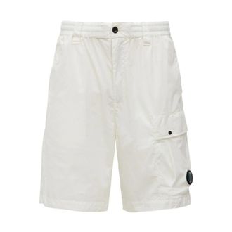 C.P. Company Bermuda-Shorts mit elastischem Bund - - Shorts - Herren - Wei&szlig; - 2XL