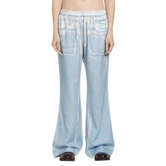 Acne Studios Printed Wide Leg Trousers