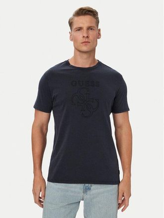 Guess T-Shirt M6YI54 K4610 Dunkelblau Regular Fit